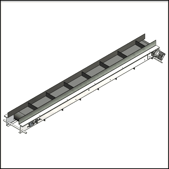 Multipurpose Incline Elevating Conveyor | Complete CAD Files Package ...